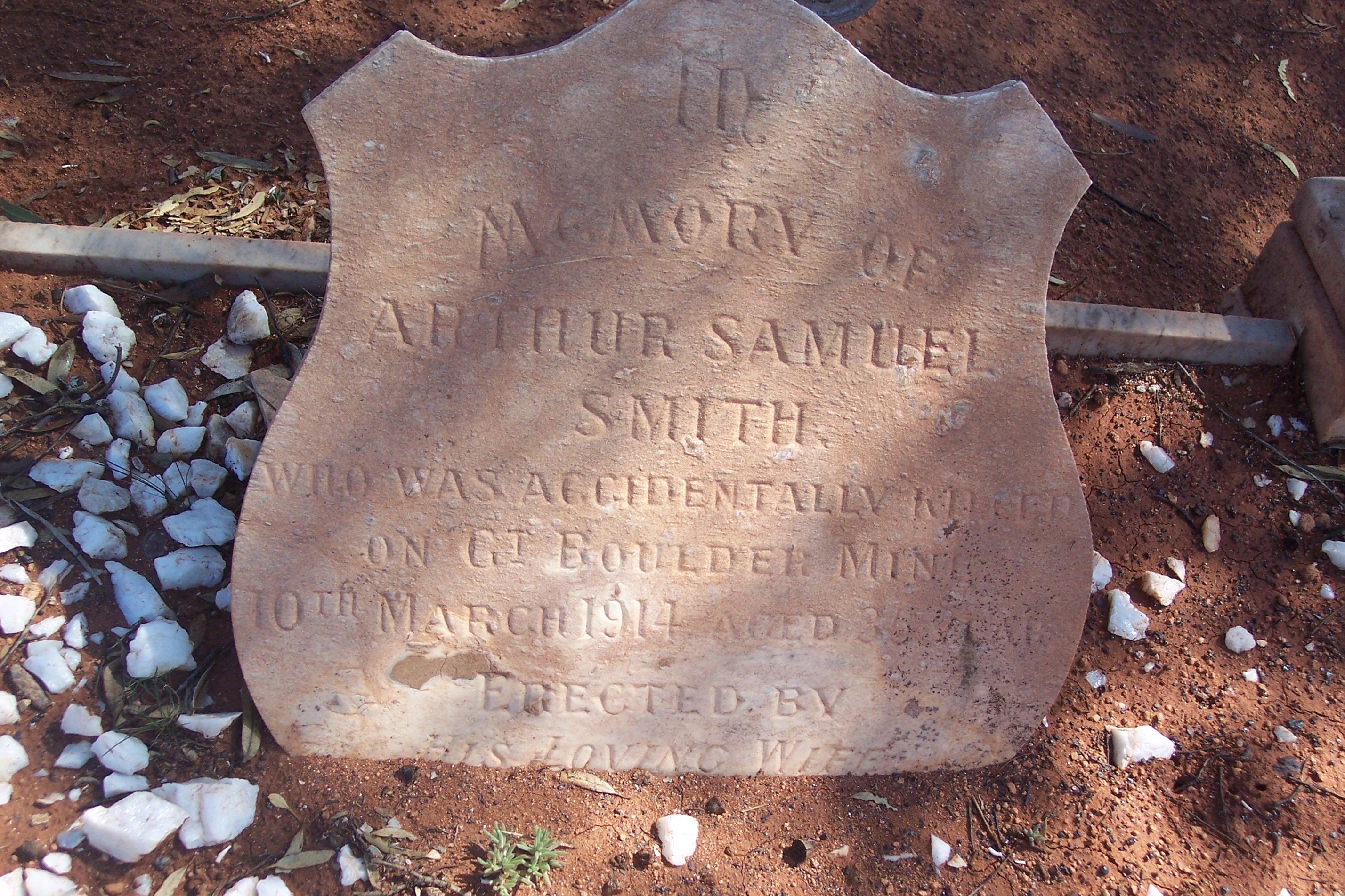Arthur Samuel SMITH - Western Australian Virtual Miners Memorial