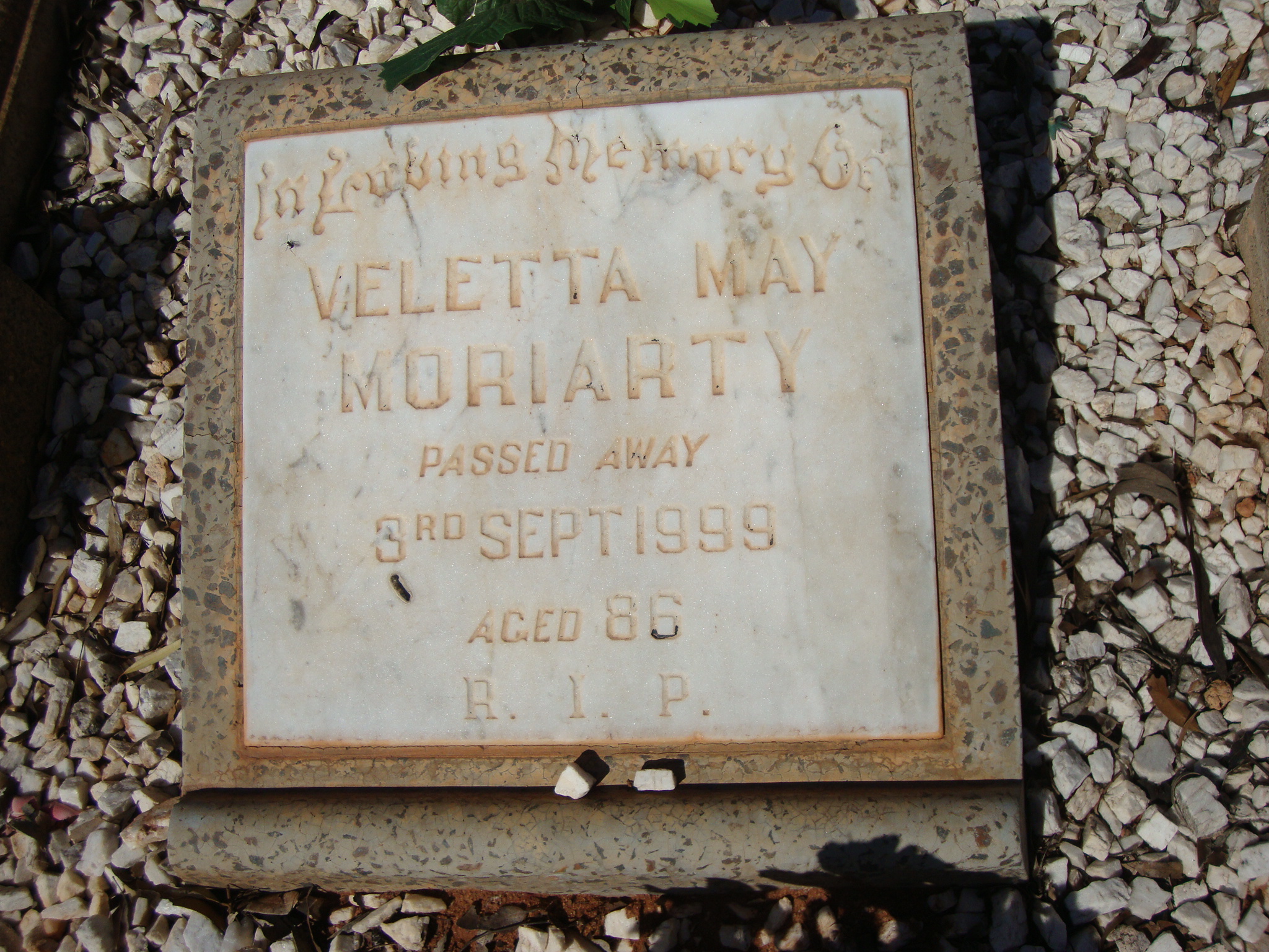 Thomas Edward MORIARTY - Western Australian Virtual Miners Memorial