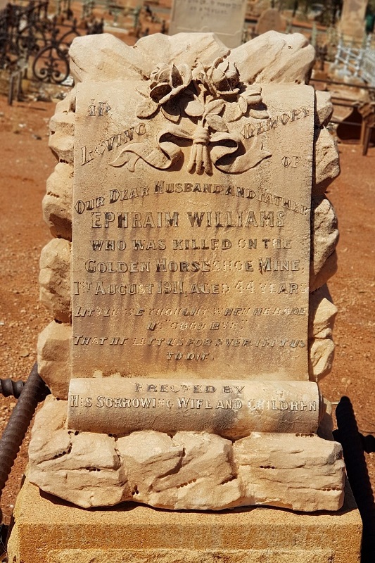 Ephraim WILLIAMS - Western Australian Virtual Miners Memorial