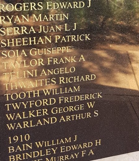 George William WALKER - Western Australian Virtual Miners Memorial