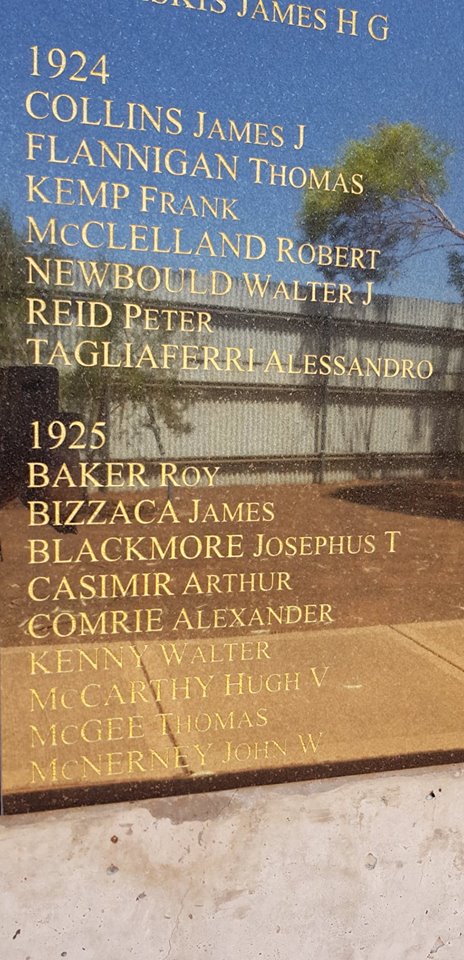 Walter John “Wally” NEWBOULD - Western Australian Virtual Miners Memorial