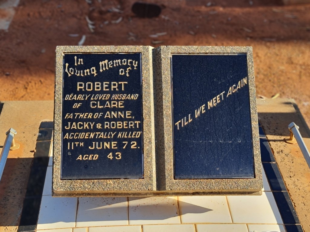 Robert CHISHOLM - Western Australian Virtual Miners Memorial
