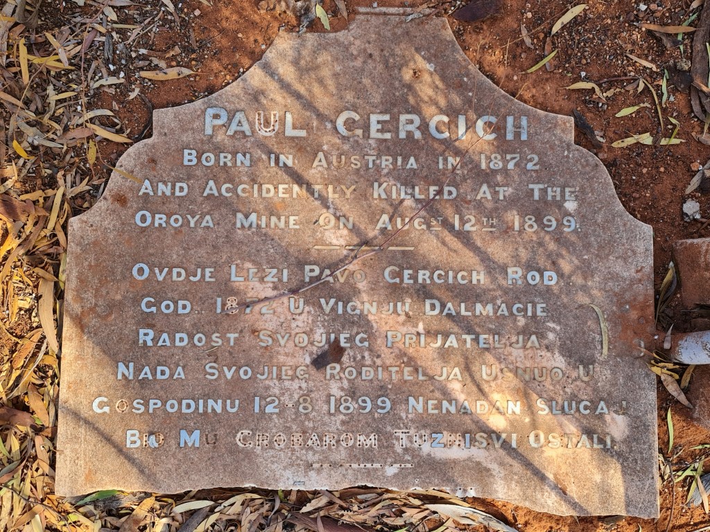 Pero “Paul” GERCICH - Western Australian Virtual Miners Memorial