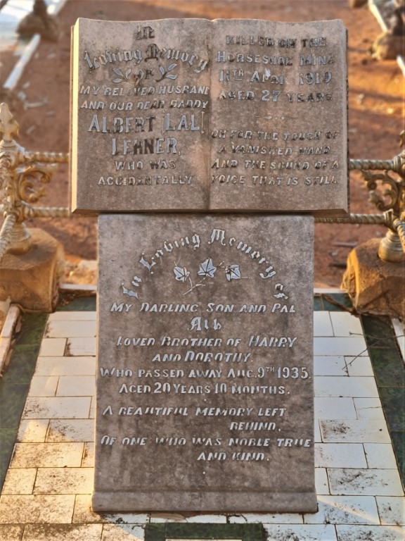 Albert Andrew “Lal” LEHNER - Western Australian Virtual Miners Memorial