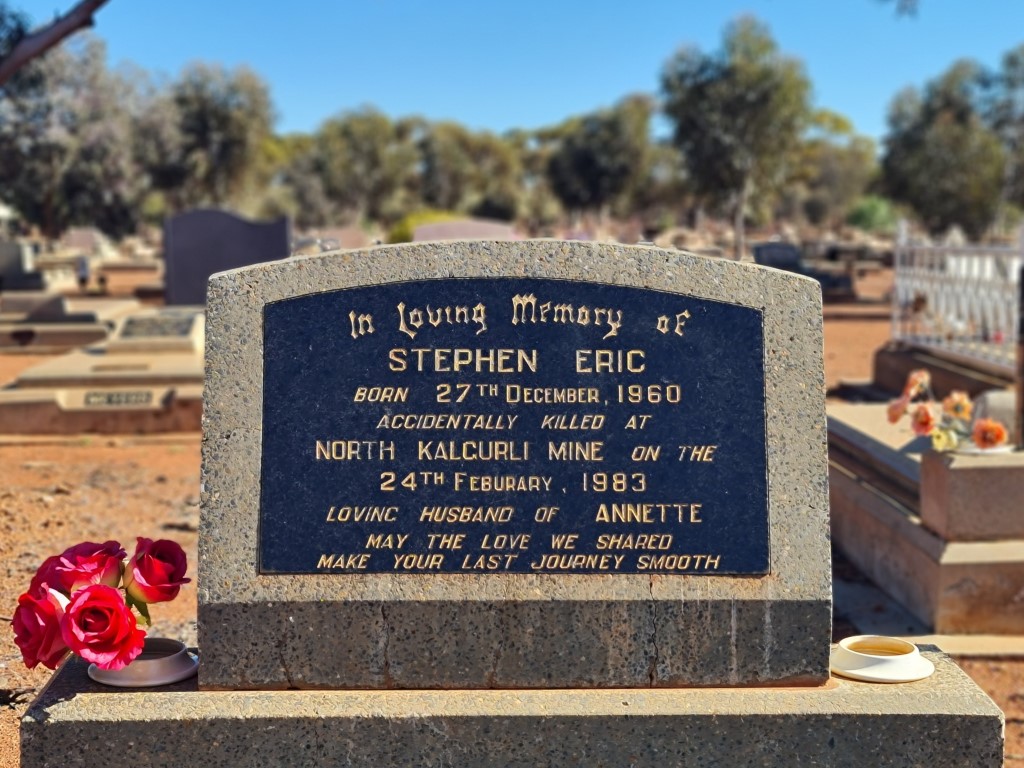 Stephen Eric OMOND - Western Australian Virtual Miners Memorial