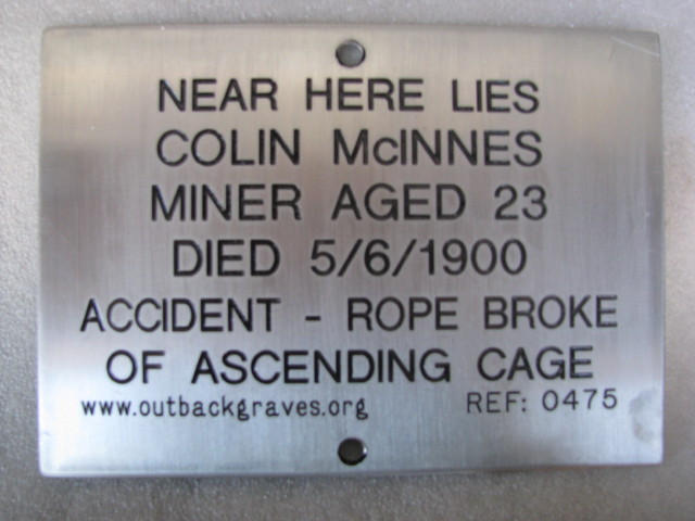 Colin McINNES - Western Australian Virtual Miners Memorial