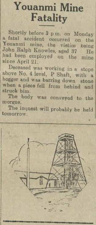 John Ralph KNOWLES - Western Australian Virtual Miners Memorial