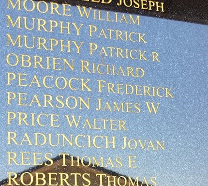 Frederick PEACOCK - Western Australian Virtual Miners Memorial