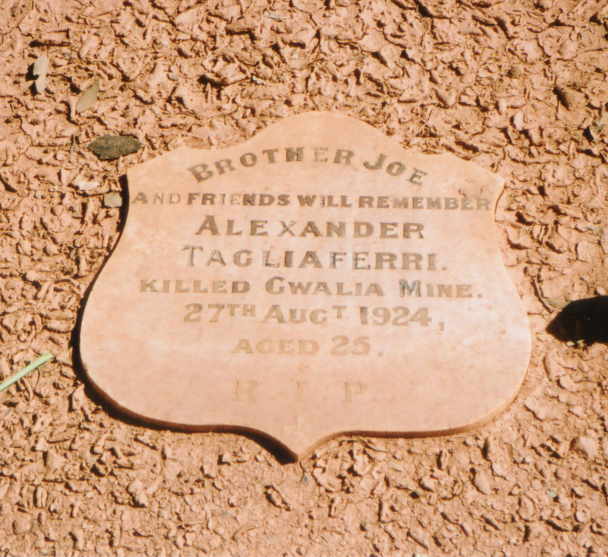 The Tagliaferri Brothers- miner profiles - Western Australian Virtual ...