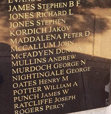 George Henry NIGHTINGALE - Western Australian Virtual Miners Memorial