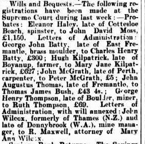 George Henry Norman THOMPSON - Western Australian Virtual Miners Memorial