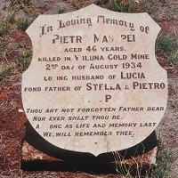Pietro MASAREI - Western Australian Virtual Miners Memorial