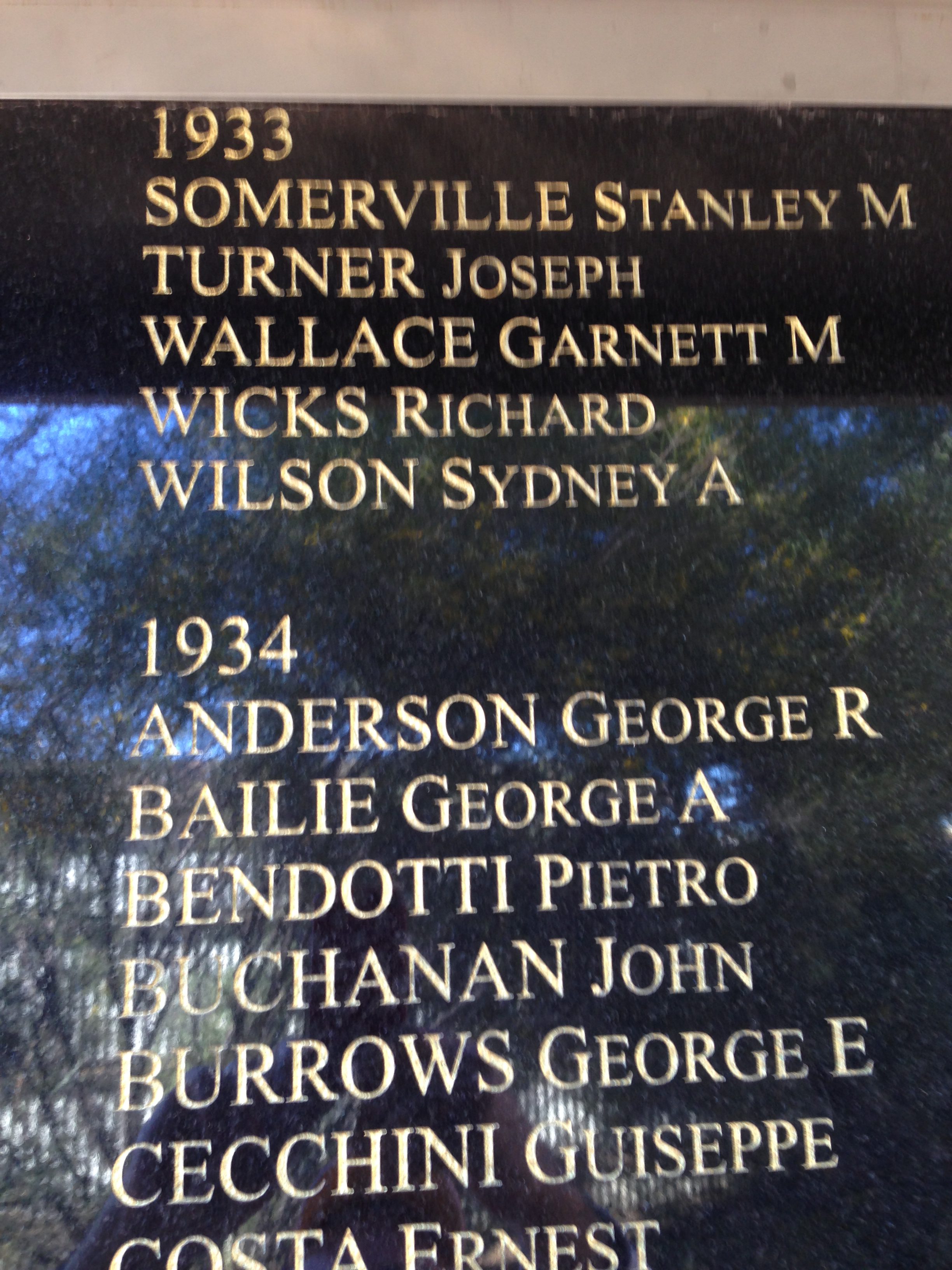 Richard WICKS - Western Australian Virtual Miners Memorial