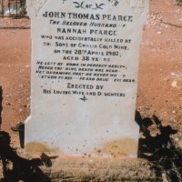 John Thomas PEARCE - Western Australian Virtual Miners Memorial