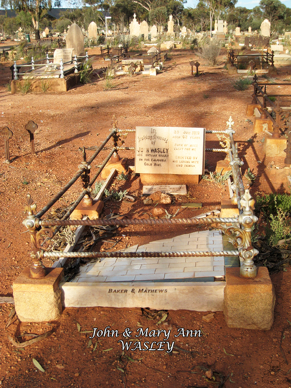 John WASLEY - Western Australian Virtual Miners Memorial