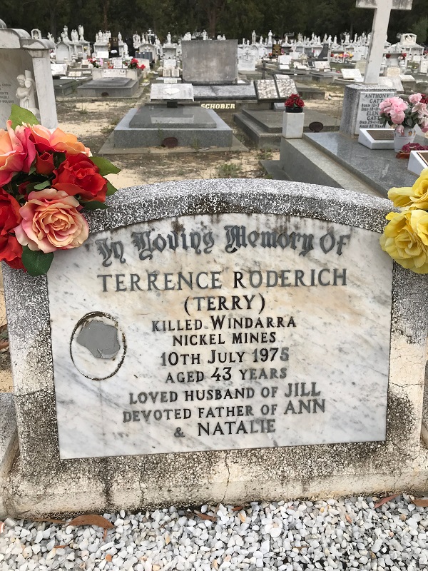 Terrence Roderick “Terry” BORT - Western Australian Virtual Miners Memorial