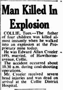 Edward Allan CROZIER - Western Australian Virtual Miners Memorial