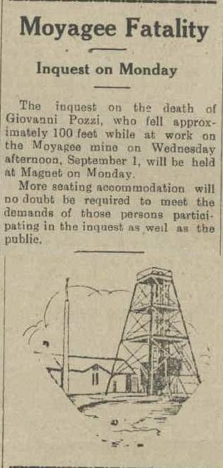 Giovanni POZZI - Western Australian Virtual Miners Memorial