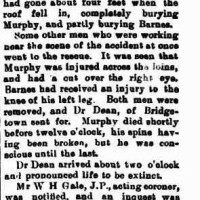 Bernard MURPHY - Western Australian Virtual Miners Memorial